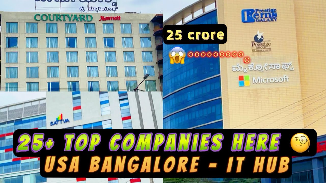 25+ Top Companies in Bangalore - USA 🇺🇸 🇮🇳 | OYT React Vlogs #todayvlogs #vlogs - YouTube