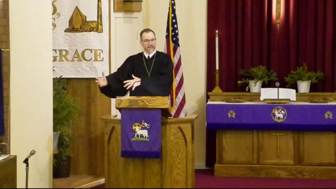 Sermon - Midweek Lent 6 (03-21-18), Pastor Nathan Pfeiffer - YouTube