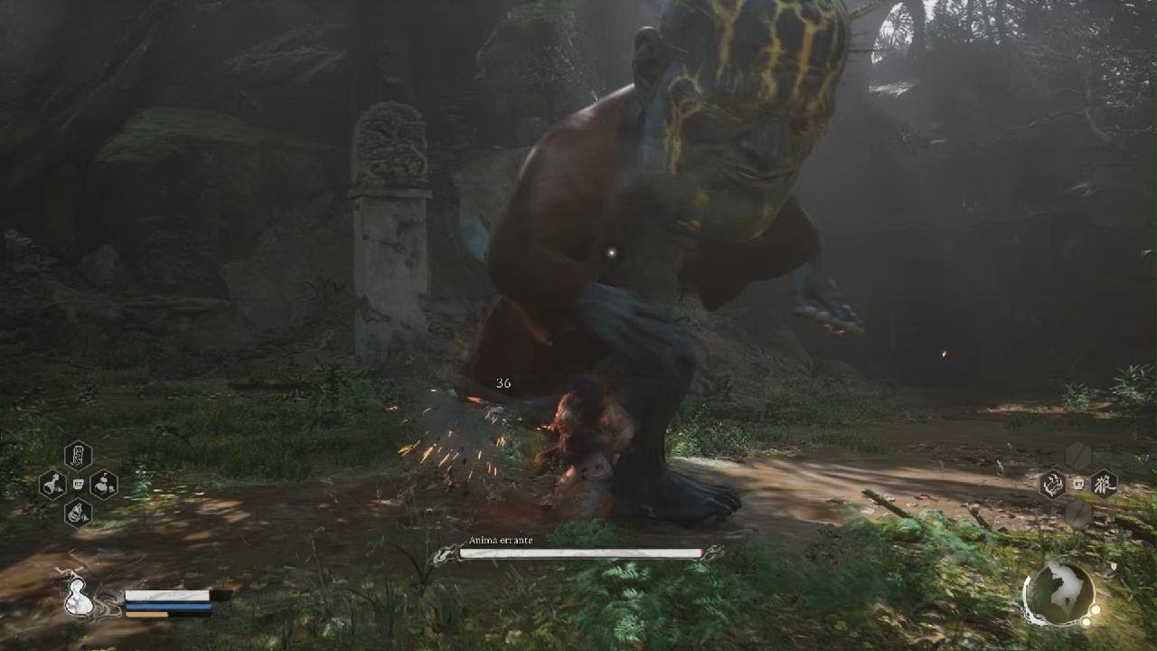 Black Myth: Wukong cedgatsu vs anima errante ita - YouTube
