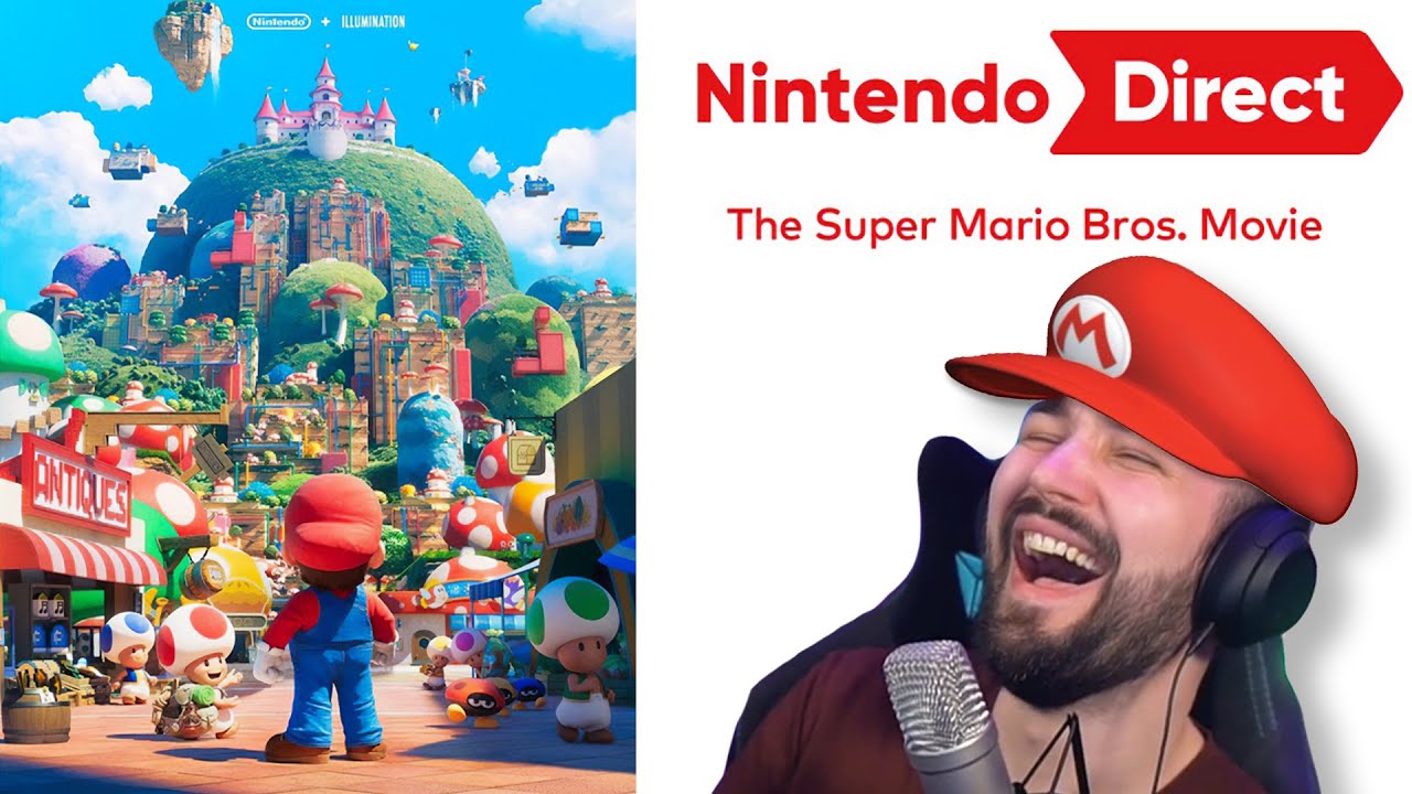 Nintendo Direct: The Super Mario Bros. Movie | Live Co-Stream Reaction ...