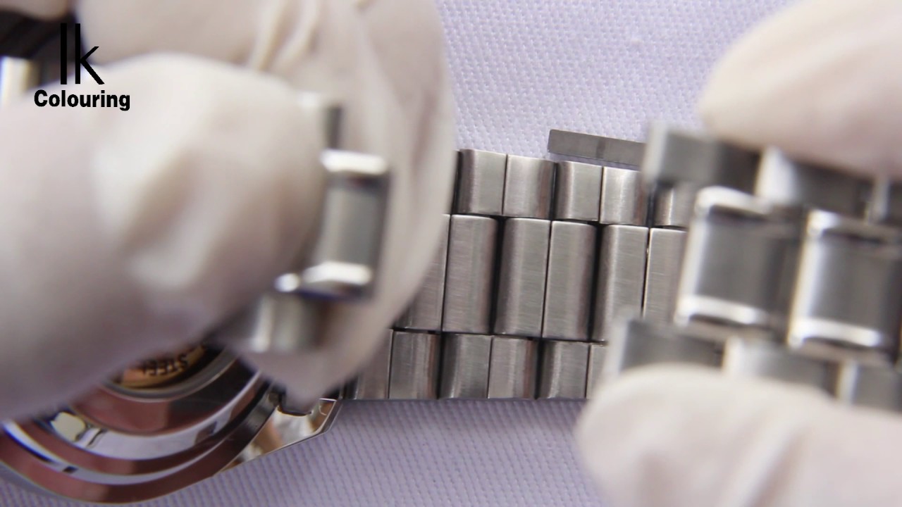 IK Colouring Watch How To Shorten Stainless Steel Band YouTube ik-colouring-watch-how-to-shorten-stainless-steel-band-youtube