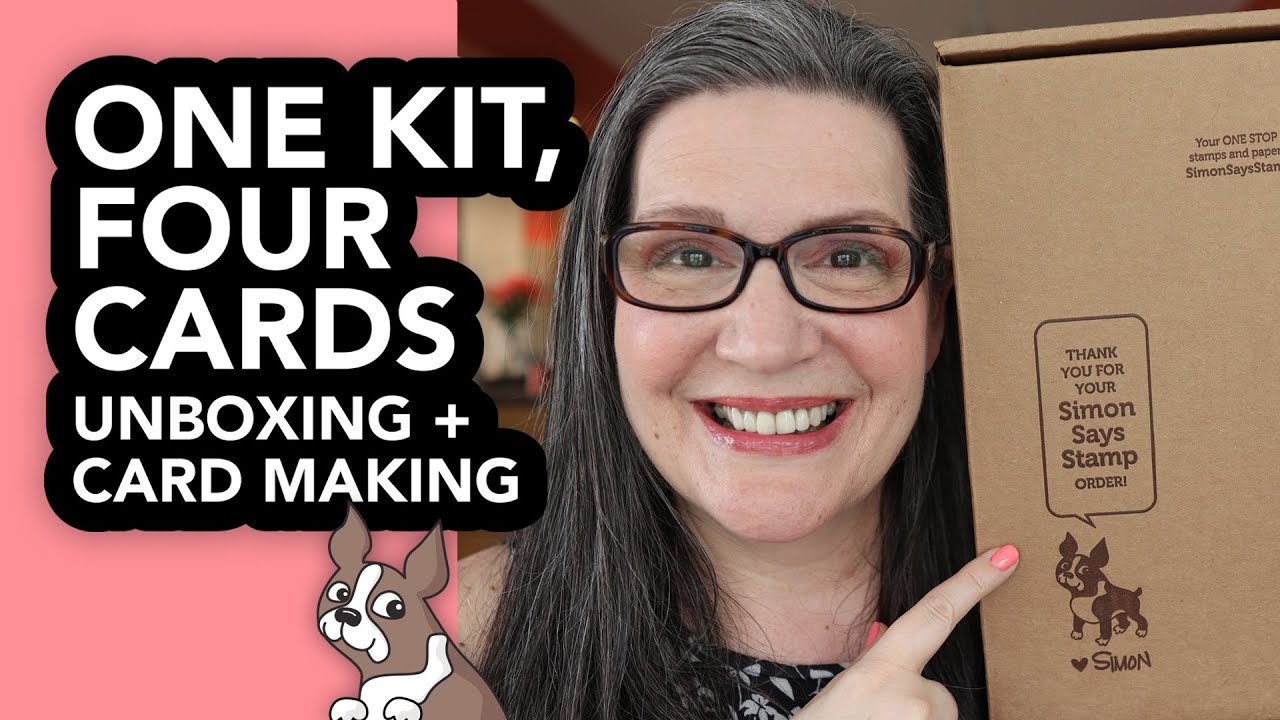 One Card Kit, Four Cards! Let's unbox a card kit and create! - YouTube