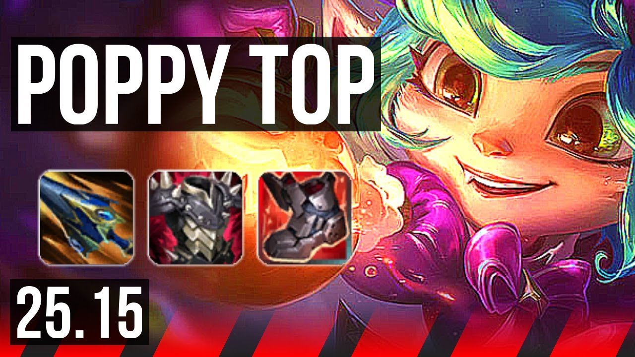 POPPY vs RIVEN (TOP) | 7/2/6, Dominating | KR Master | 25.15 - YouTube
