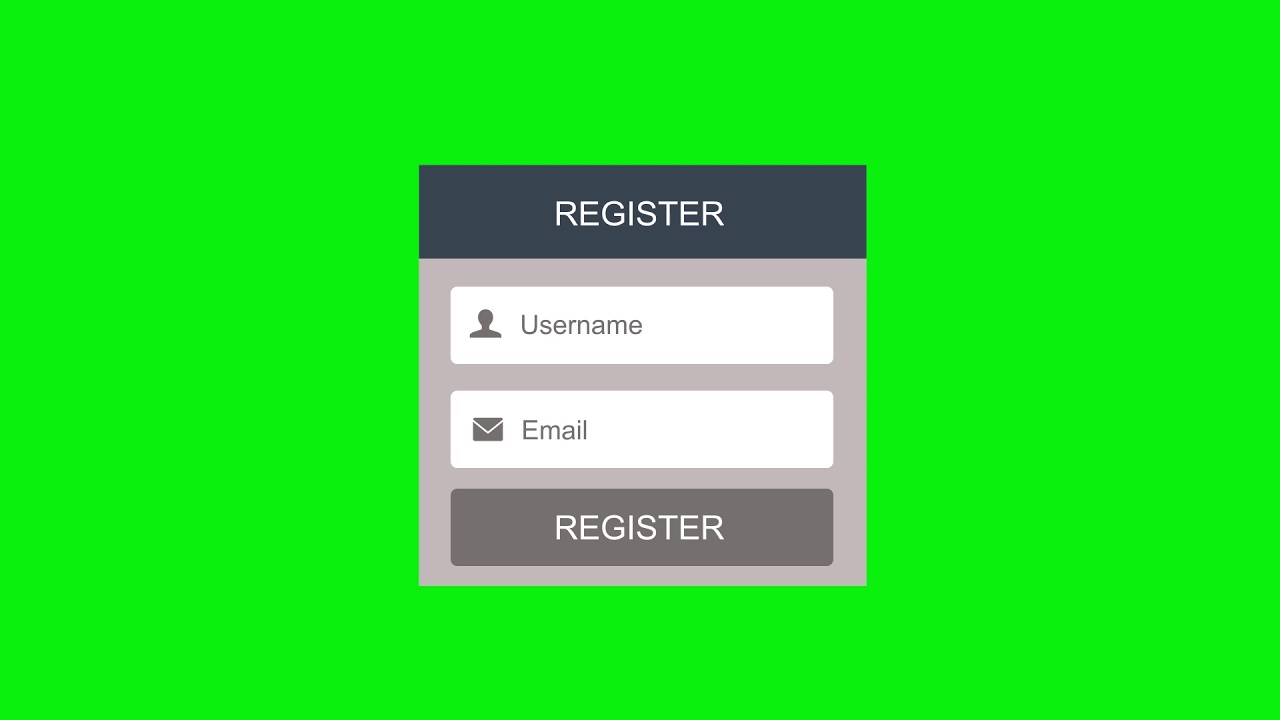 Register animation - YouTube