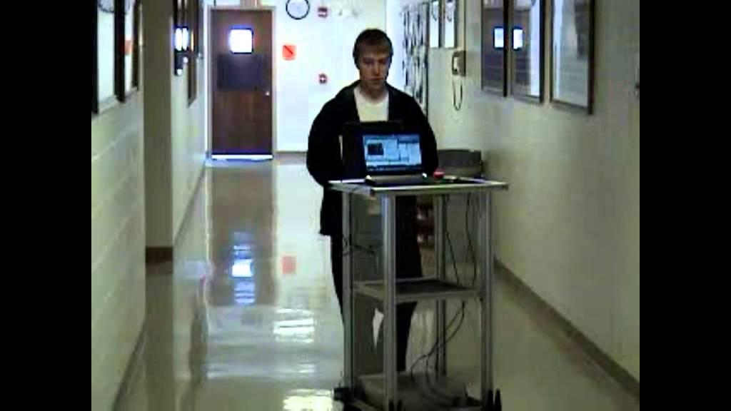 Robotic Tour Guide Assistant Following Demo - YouTube