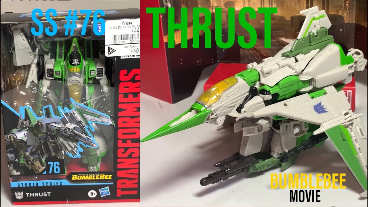 Transformers Studio Series #76 THRUST Unboxing/Tutorial - YouTube
