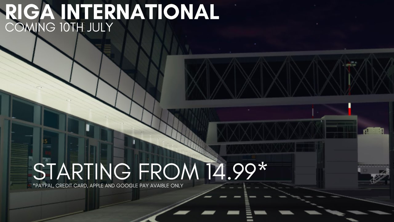 Riga International Airport Trailer (Roblox) - YouTube