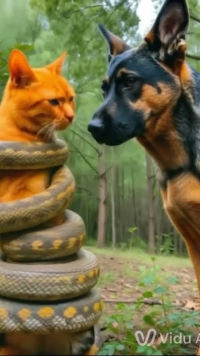 Save the Cat Plan:German Shepherd vs. Python! You Won't Believe Who ...