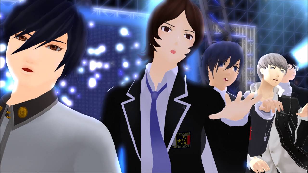 【Persona MMD】Carry Me Off【P1-5 Protagonists】 - YouTube