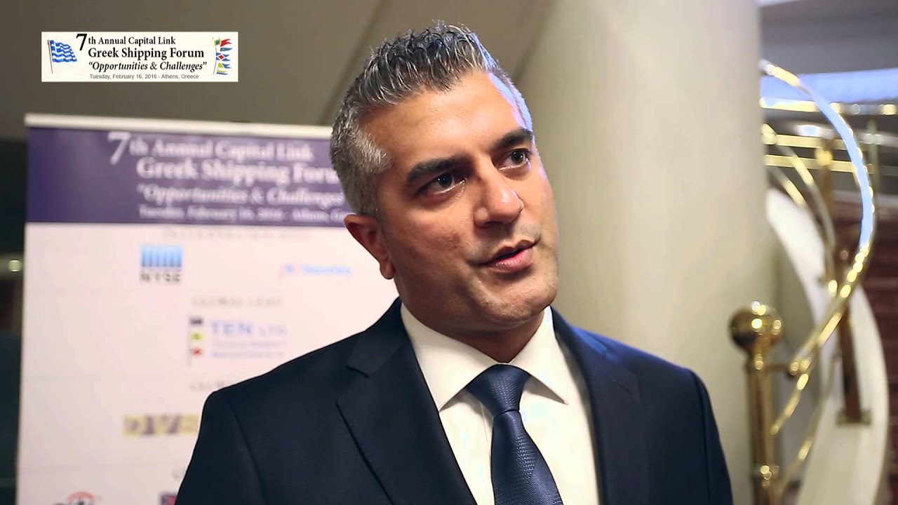 2016 7th Annual Greek Shipping Forum - interview Jasel Chauhan - YouTube