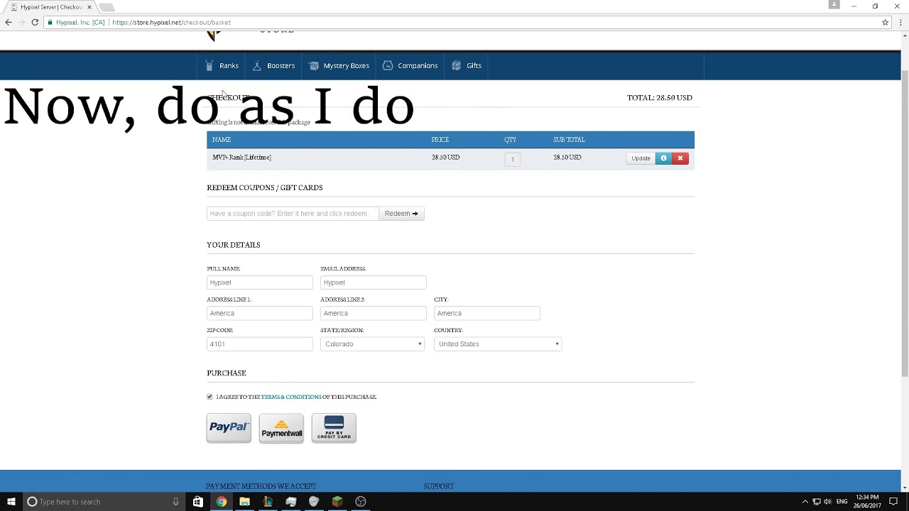 (new) how to get mvp+ rank for free on hypixel server minecraft 2019 ...