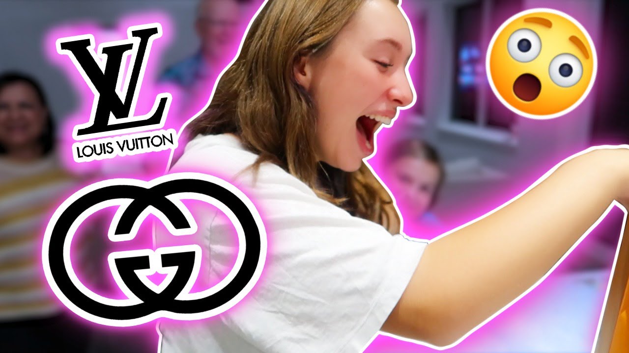 Huge Louis Vuitton and Gucci Surprise 16th Birthday Party for Evie! Its ...