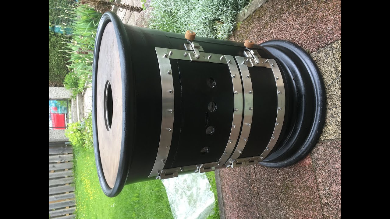 Grilltonne DIY, Eigenbau - YouTube