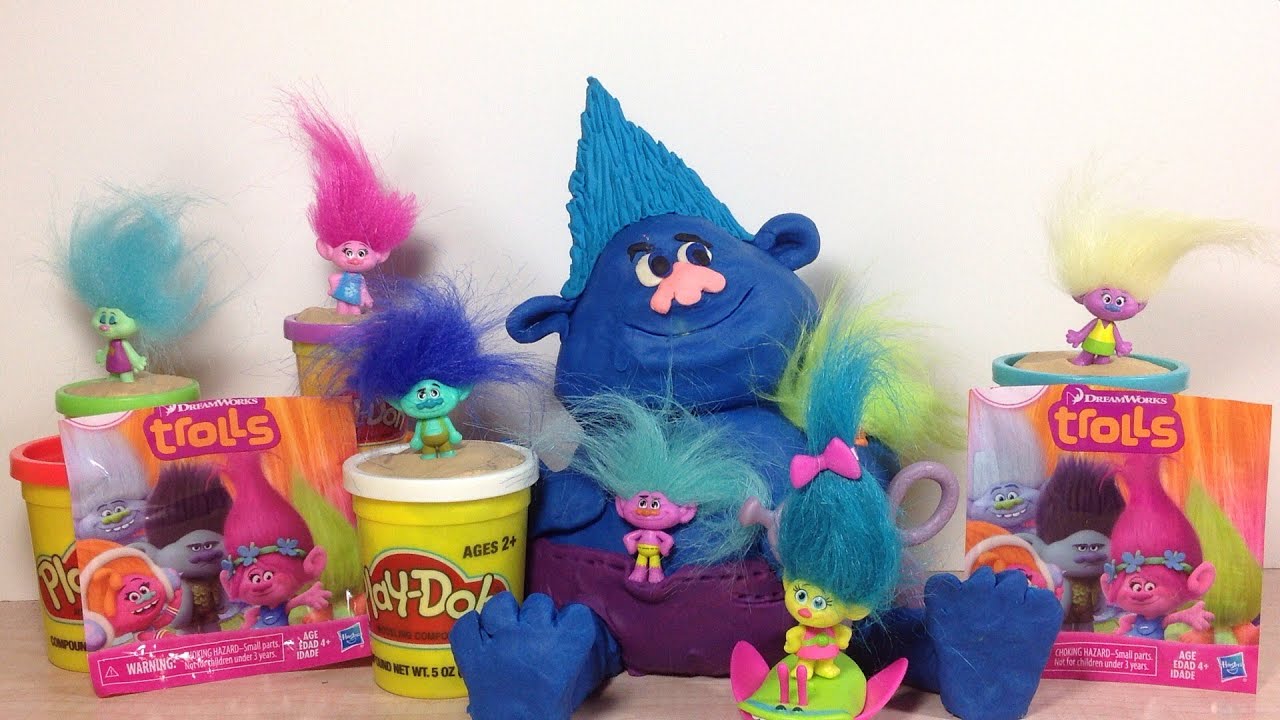 DREAMWORKS TROLLS BLIND SURPRISE BAGS OPENED... Stop-Motion video - YouTube