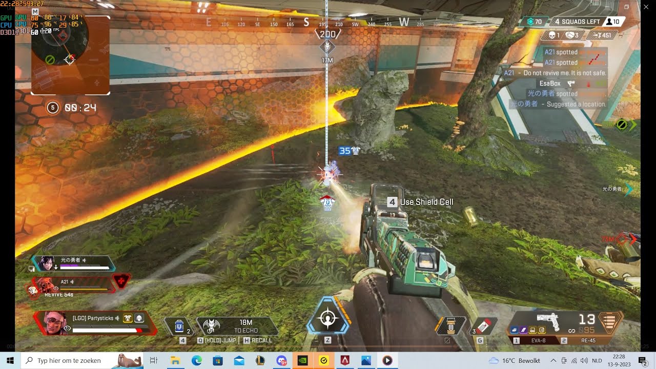 Apex Legends ordnance champion. With Wraith, Bloodhound and Vantage ...