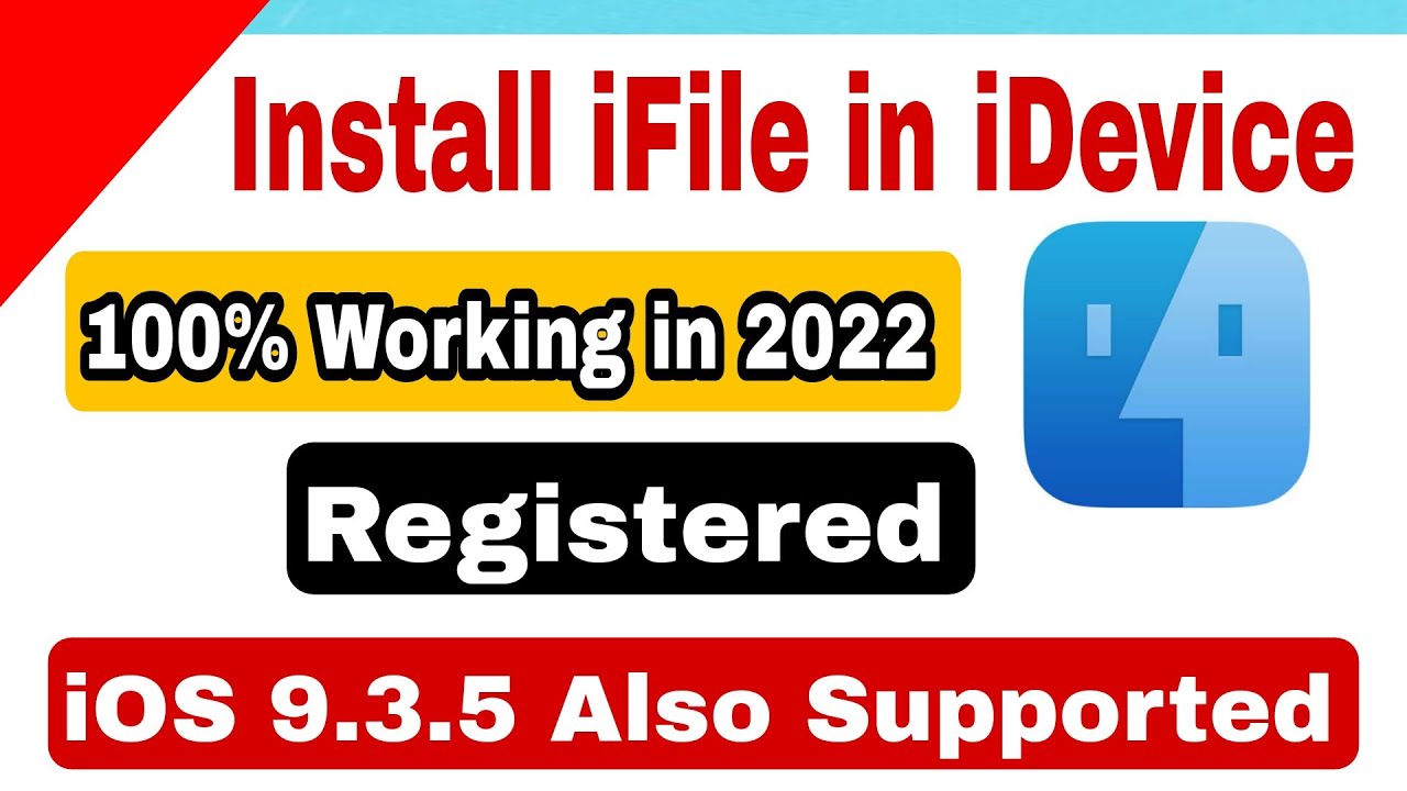 How to Get iFile Free iOS 9.3.5 Supported in 2022 - YouTube