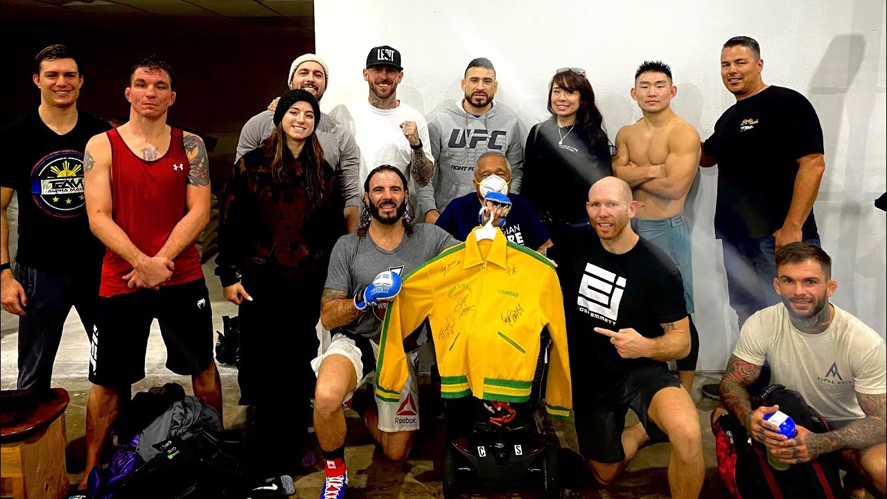 We had an awesome visit with Team Alpha Male MMA - YouTube