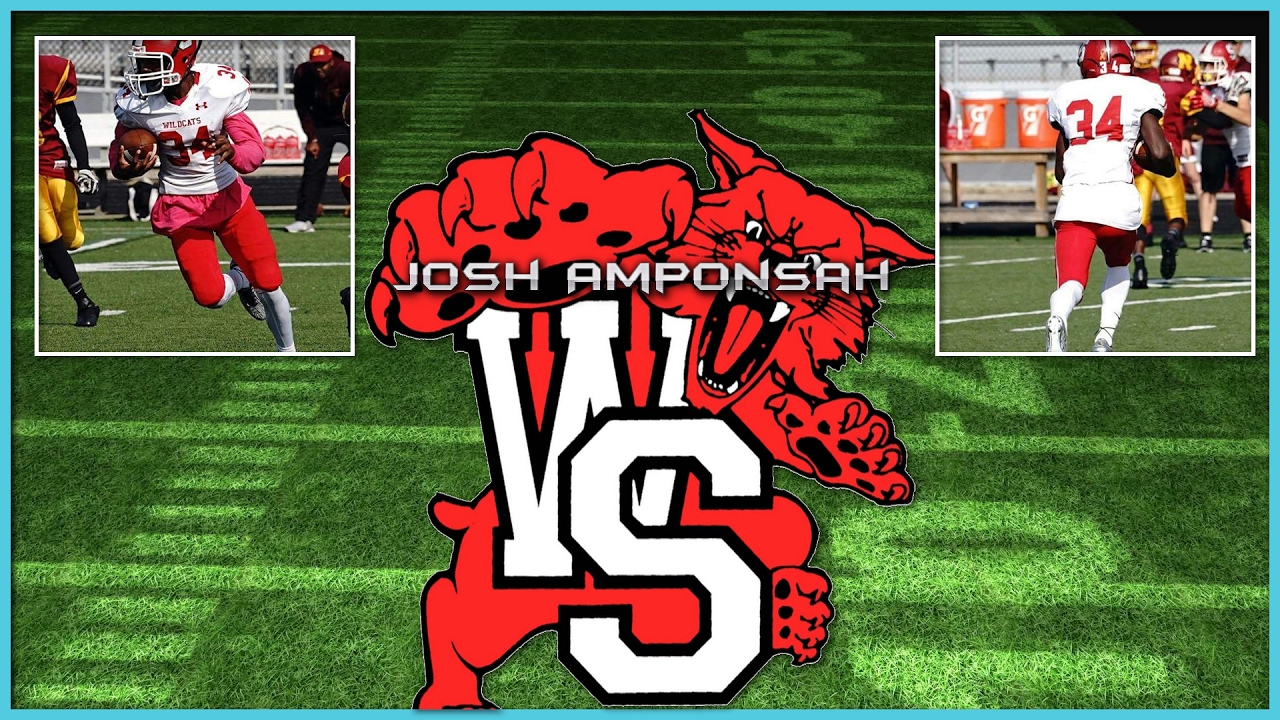 WSHS Football Highlight: Josh Amponsah #34 - YouTube