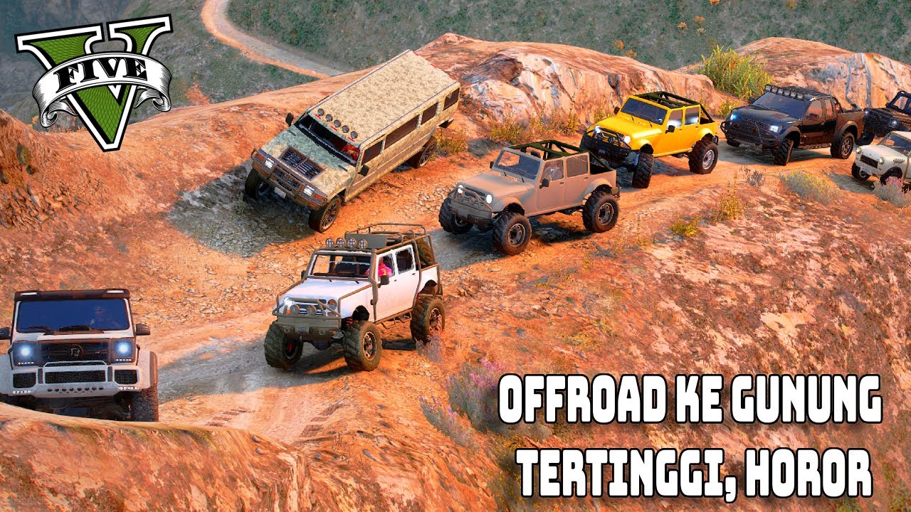OFFROAD KE GUNUNG TERTINGGI DI GTA 5 ROLEPLAY - YouTube