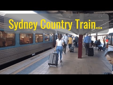 Sydney country trains - Central Station to Taree - YouTube