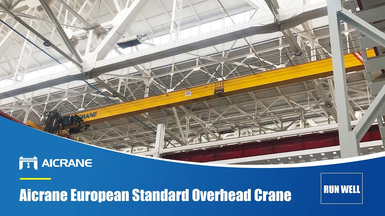 How the Single Girder Overhead Crane Works - YouTube