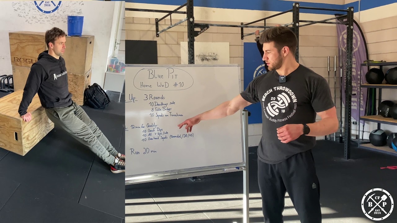 CrossFit Blue Pit - Home Workout #10 - YouTube