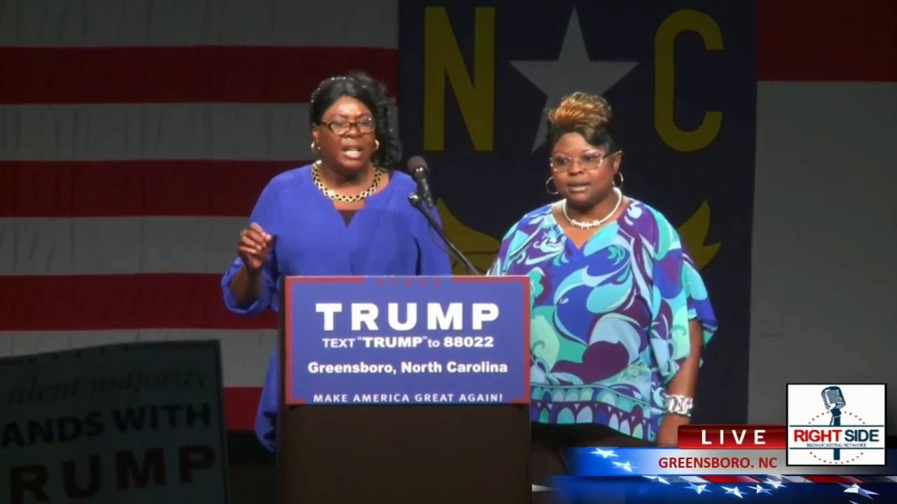 Diamond & Silk - Donald Trump Rally in Greensboro, NC - YouTube