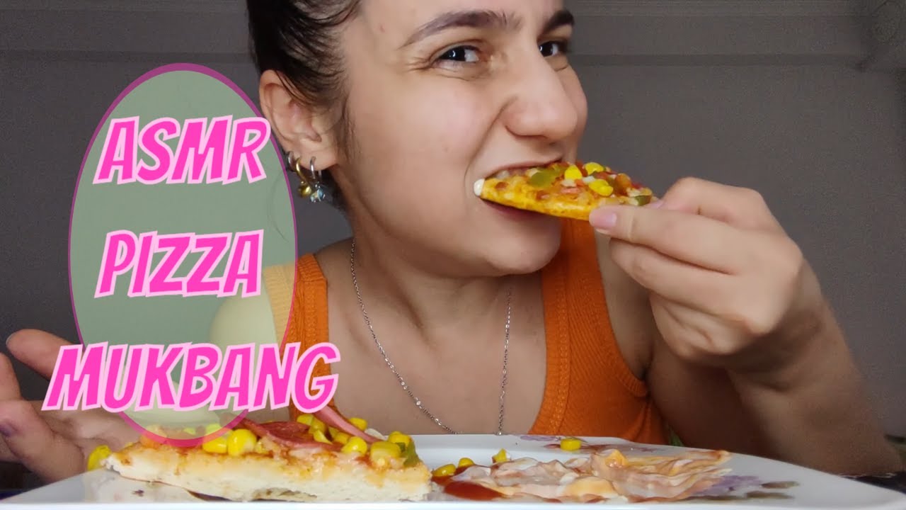 ASMR PİZZA MUKBANG | KONUŞMADAN SADECE PİZZA YİYORUM - YouTube