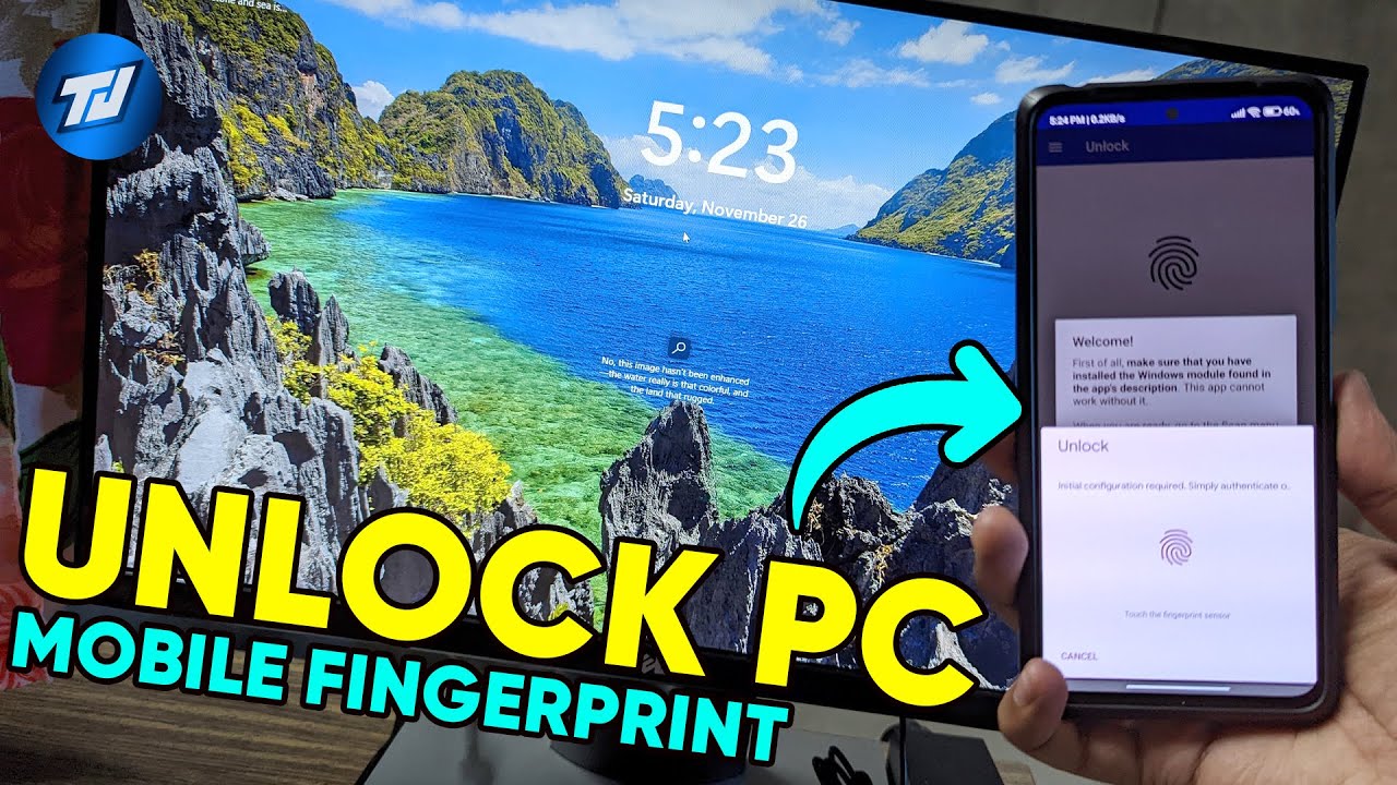 How To Unlock PC With Mobile Fingerprint ? I Windows 10/11 | Must Try ...
