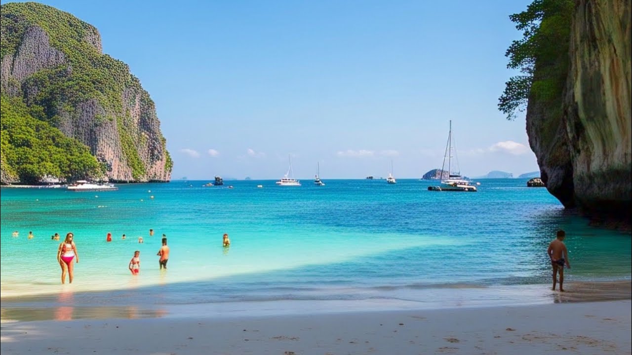 Phiphi island tour - most beautiful beach on earth -travel vlog series ...