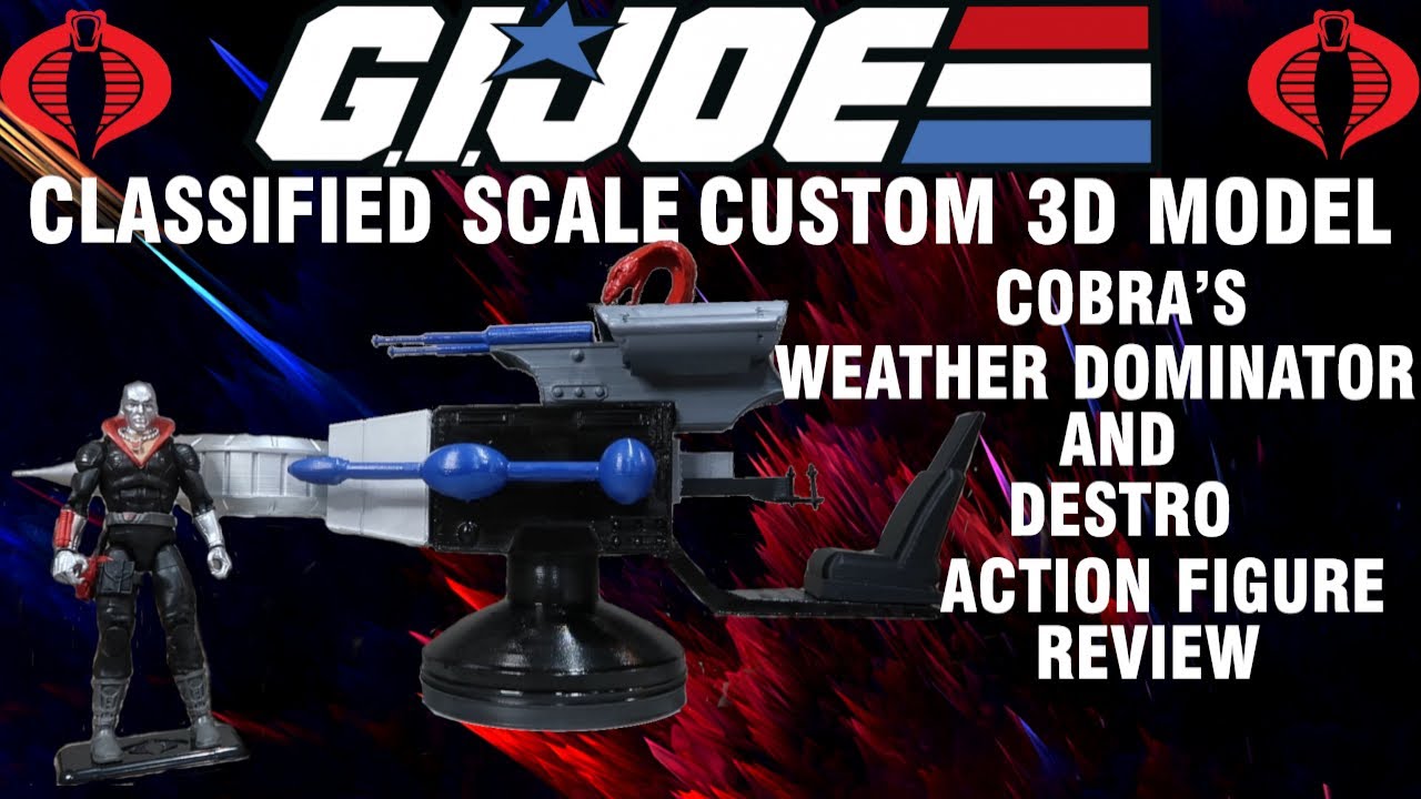 GIJOE CLASSIFIED | WEATHER DOMINATOR | 3DPRINT | DESTRO FIGURE REVIEW ...