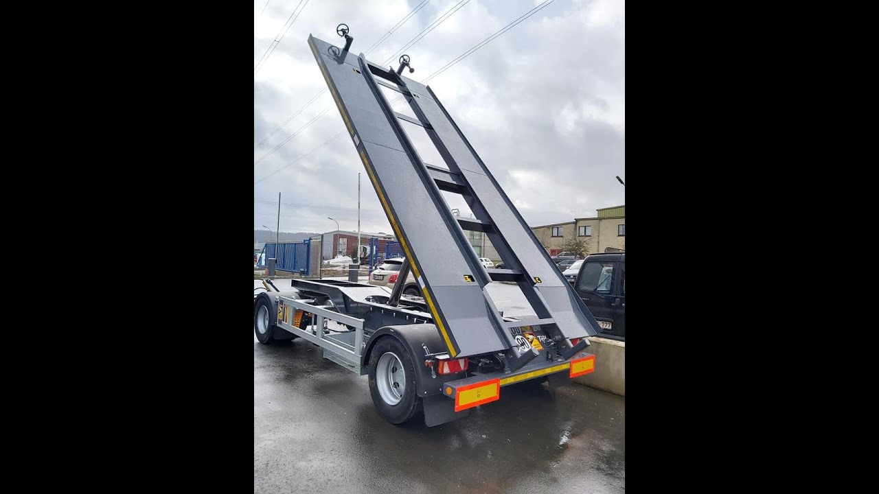 TRAX TRAILERS / Présentation Remorque recyclage - YouTube