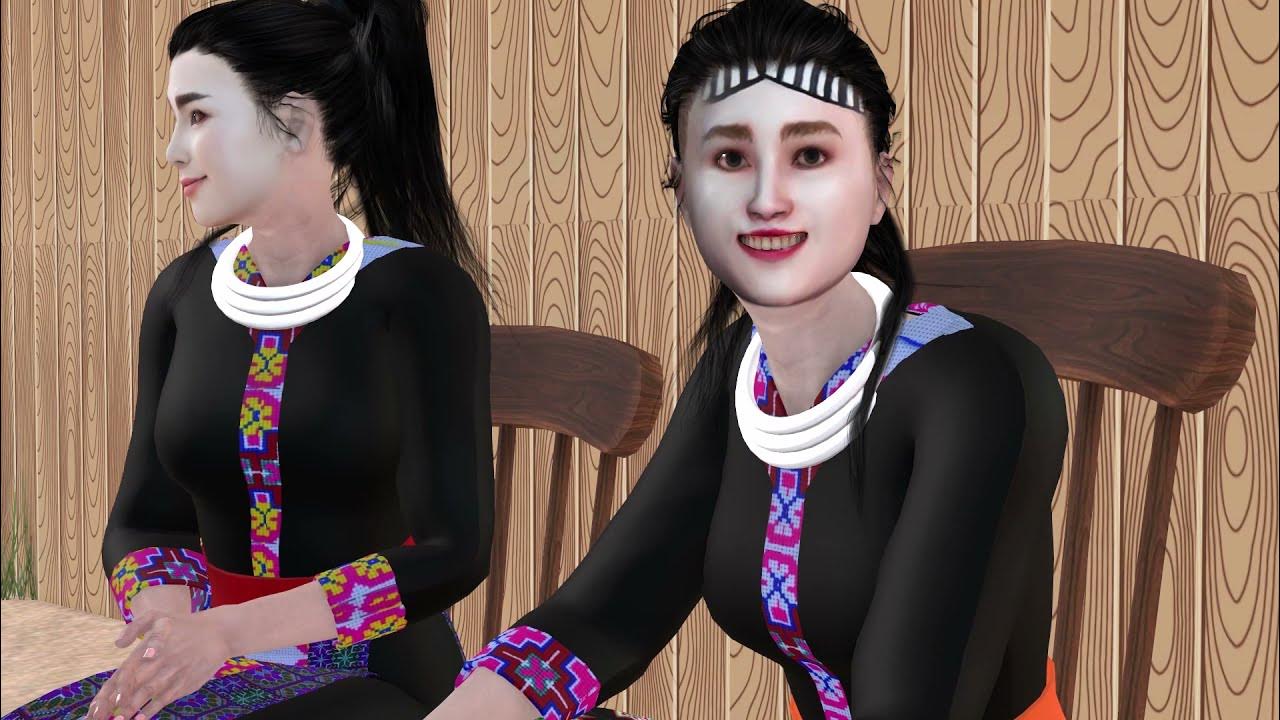 niam tais poj liab part #1 dab neeg hmoob 3D - YouTube