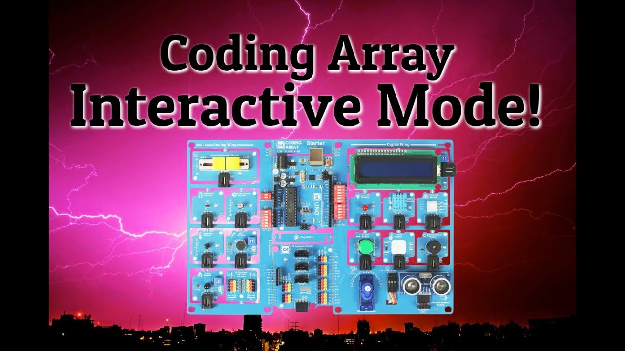 Introducing Coding Array Interactive Mode Youtube