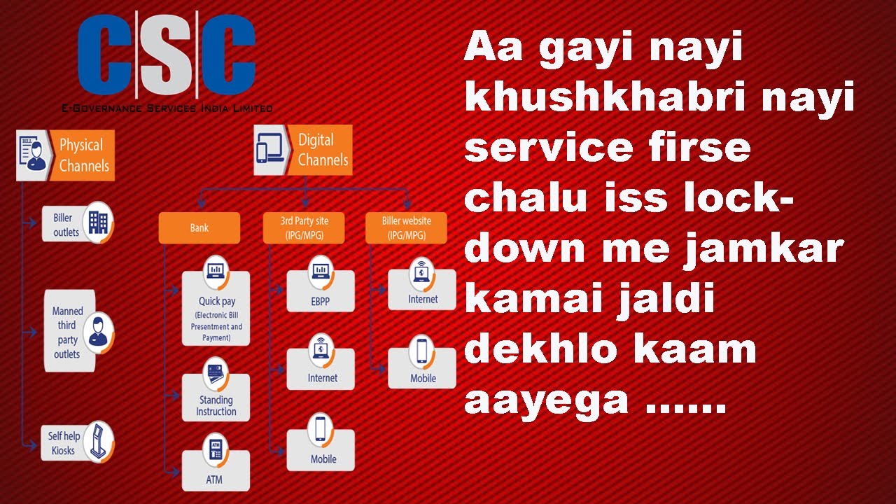 CSC BIG NEWS :NEW SERVICE LIVE ON DIGITAL SEWA PORTAL .BBPS PORTALLIVE ...