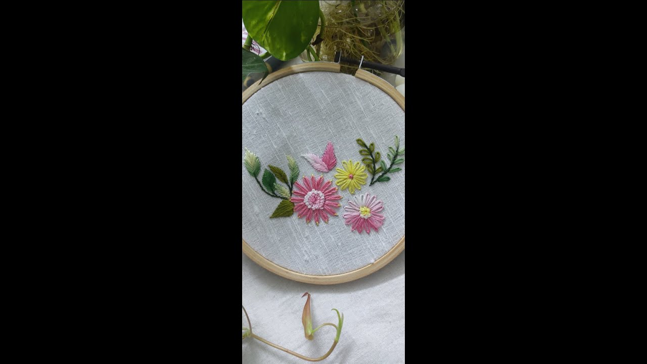 Easy Hoop Embroidery for Beginners | Anyone can stitch | When Thread ...