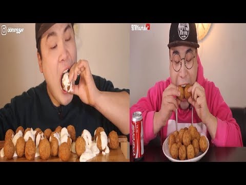 Cheese balls eating sound