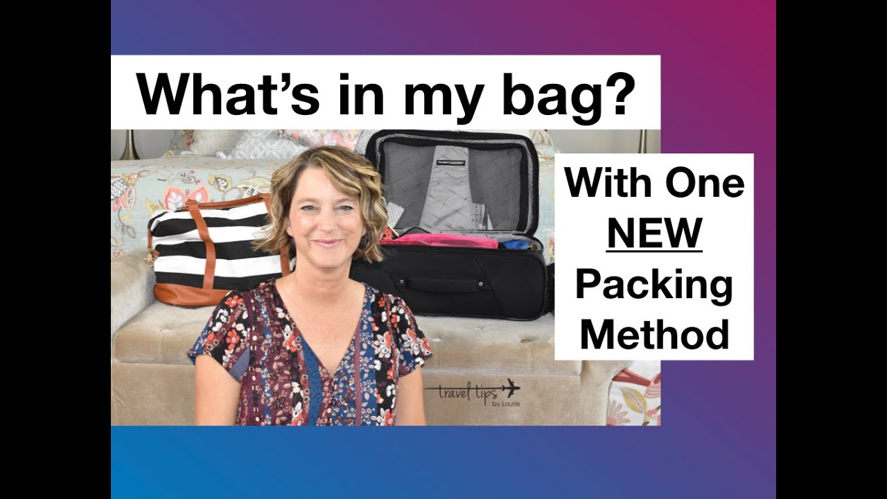 My Travel Bag (One NEW Packing Method) - YouTube