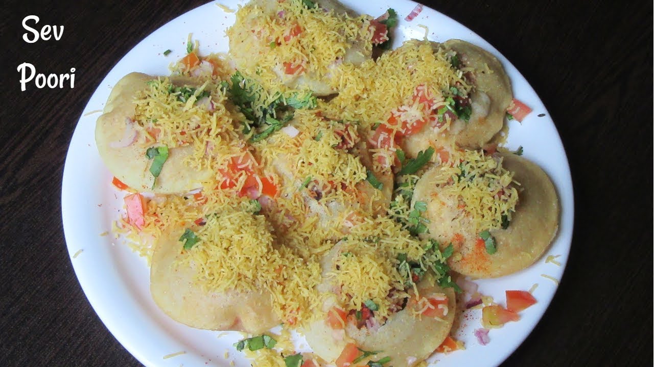 Sev Poori Recipe | Sev Puri | Masala sev puri | Street style Sev puri ...