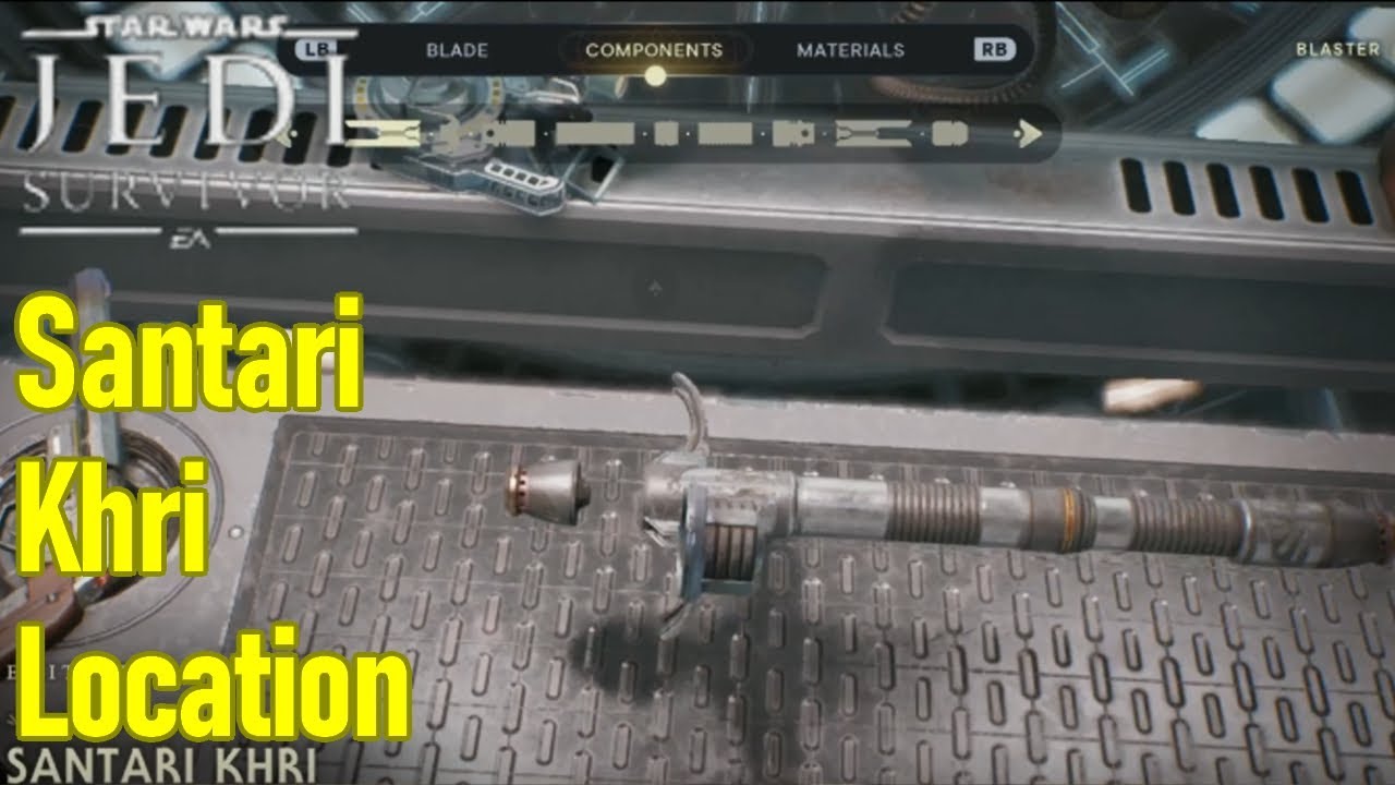 Star Wars Jedi Survivor Santari Khri lightsaber location guide - YouTube