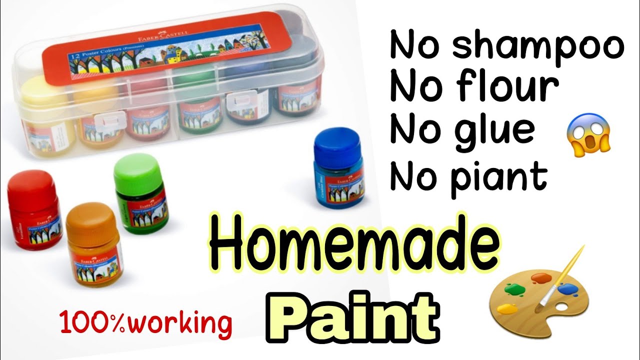 how to make paint at home | diy paint | homemade paint - YouTube