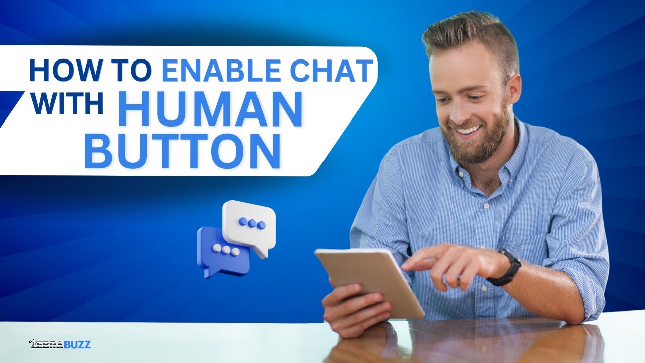 How to Enable 'Chat with Human Button' on Your Facebook Page - YouTube