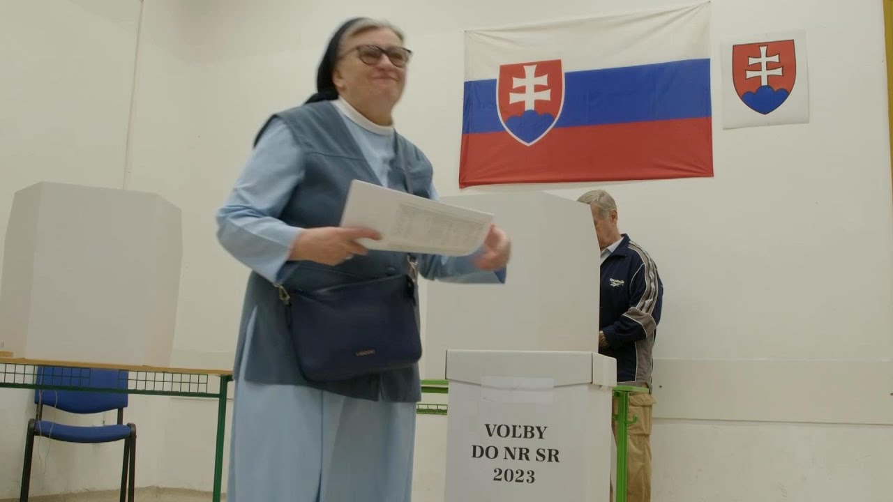 Voting underway in Slovakia's parliamentary elections - YouTube