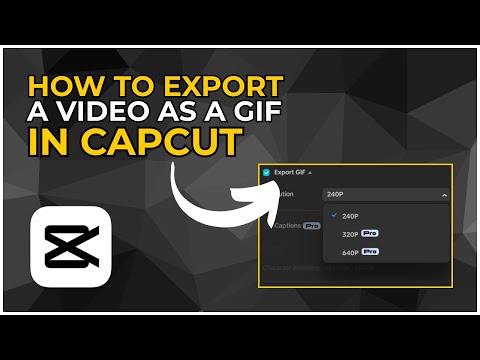 How to Export a Video as a GIF in CapCut