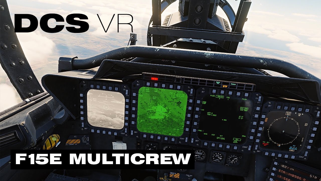 DCS VR F15E Multicrew sortie - YouTube