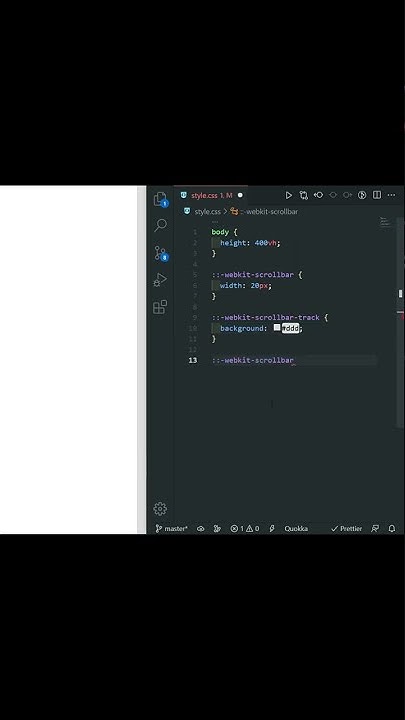 CSS Custom Scrollbar #shorts - YouTube