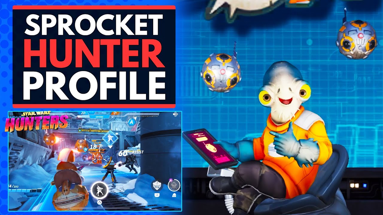 Sprocket - Star Wars Hunters Character Profile - YouTube
