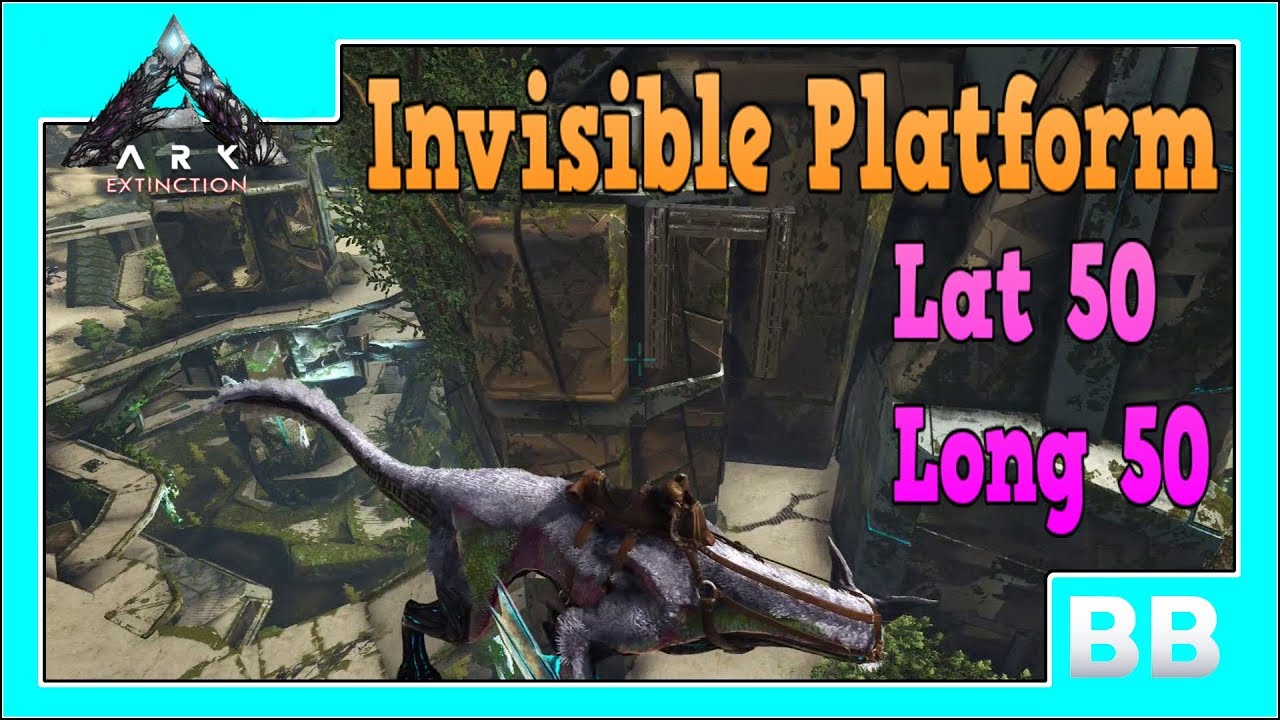 ARK: Extinction Invisible Floating Platform Glitch. - YouTube