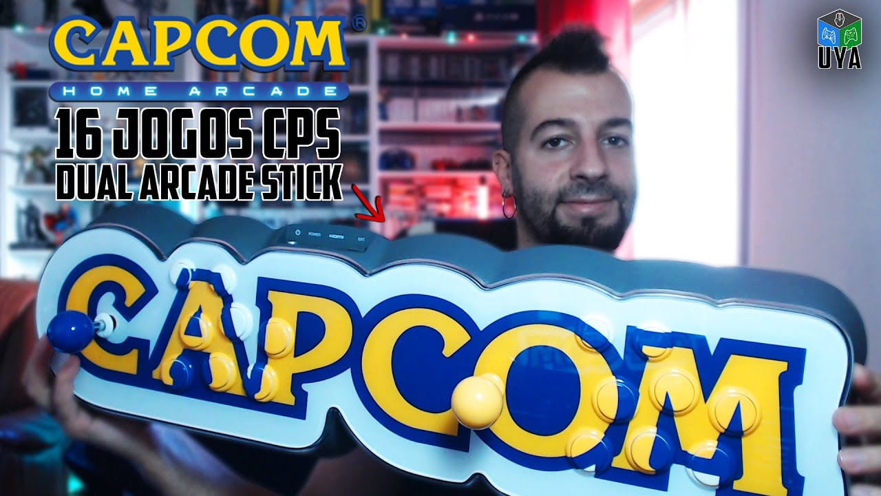 CAPCOM HOME ARCADE (16 jogos CPS num dual arcade stick) - YouTube