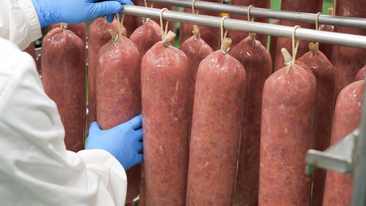 Taiwan ham and bacon mass production factory / 台灣火腿和培根大量生產工廠 - Food ...